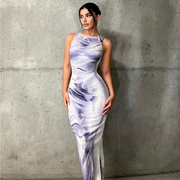 SHEIN | Dresses | Xs Heat Map Maxi Dress | Poshmark